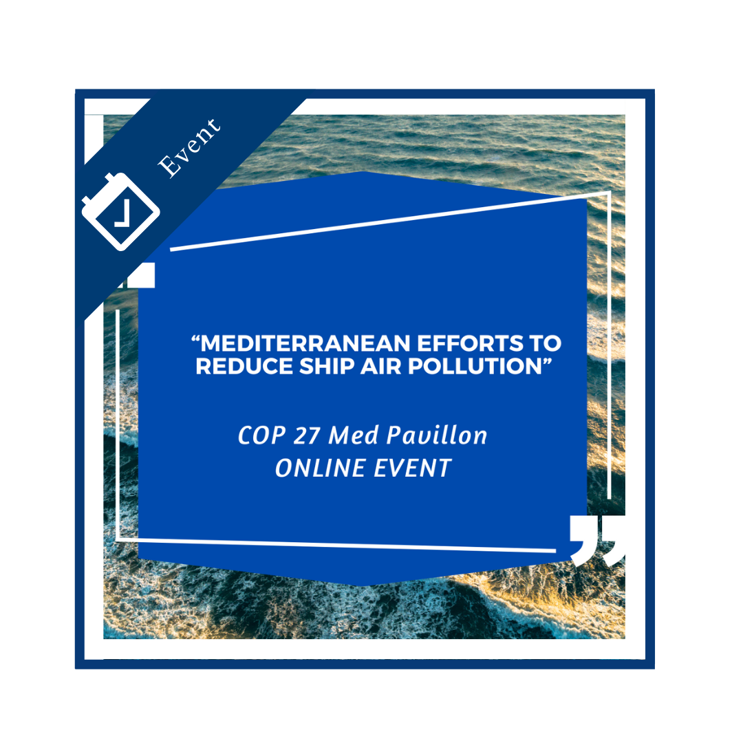 ONLINE EVENT | Side Event UNFCC COP 27 — REMPEC Regional Marine ...